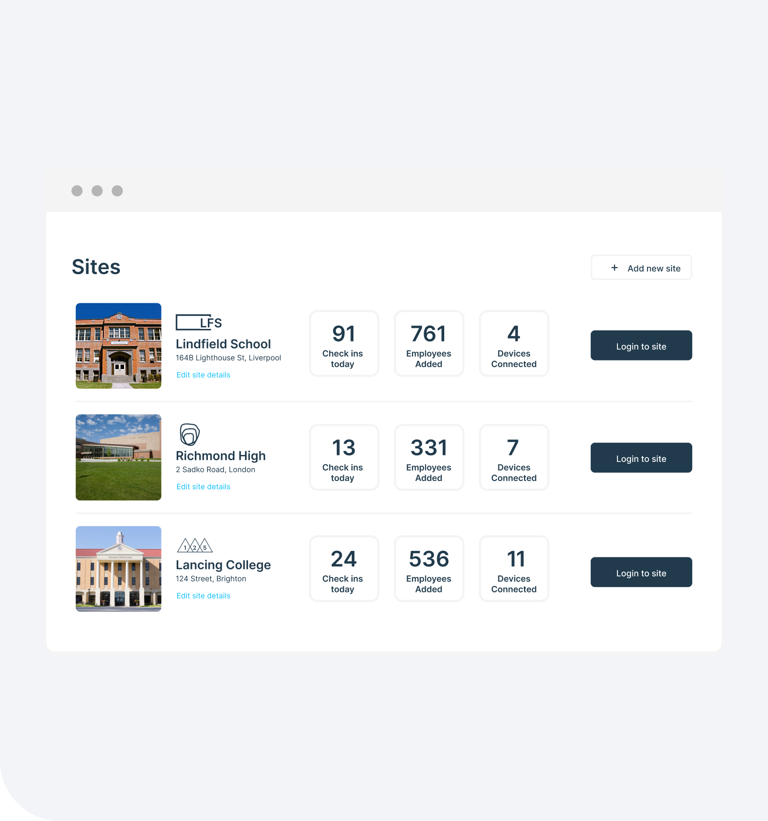 Visitor & Staff Check-in For Education | e-Reception Book