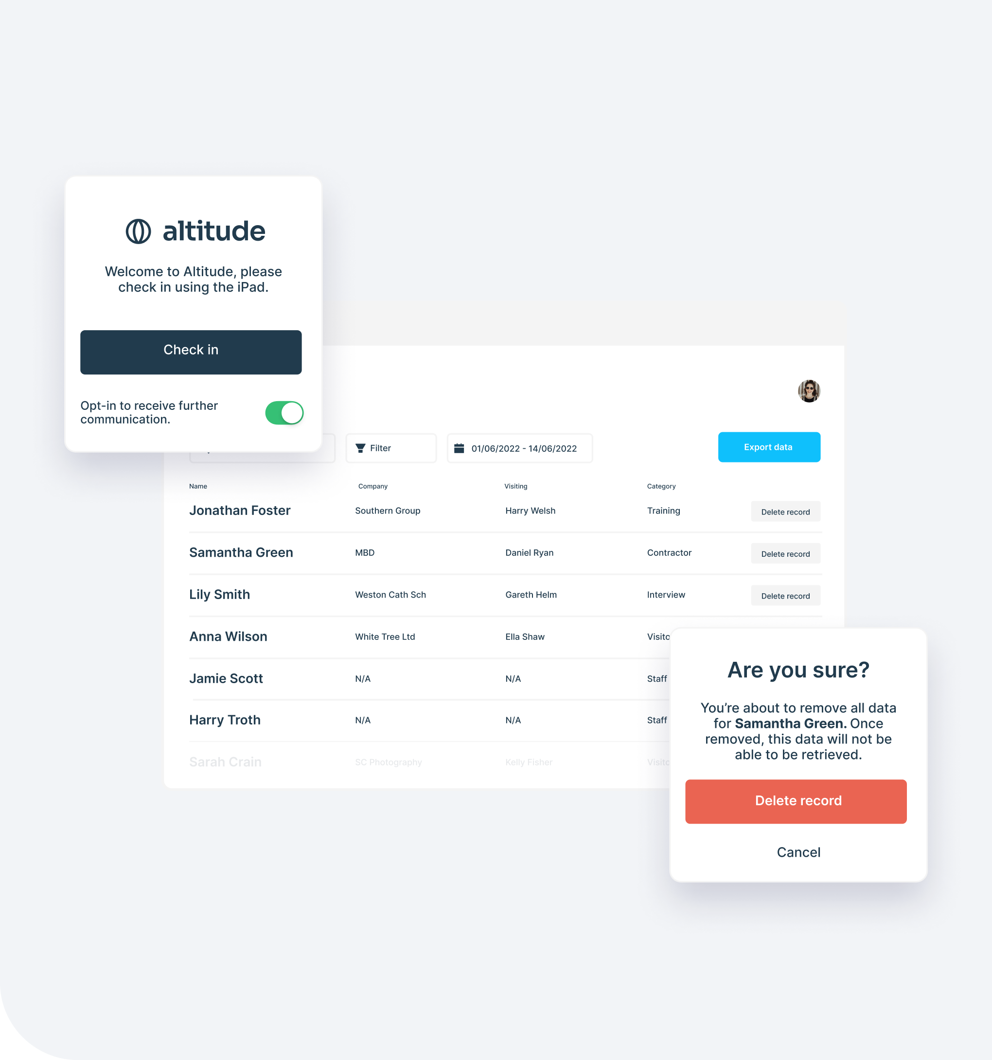 Electronic Check-in System For Care Homes | e-Reception Book