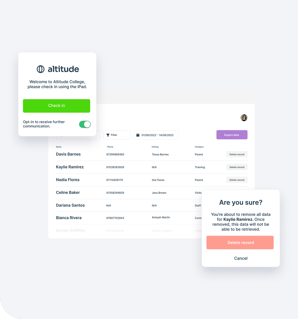 Visitor & Staff Sign In App For Schools | e-Reception Book