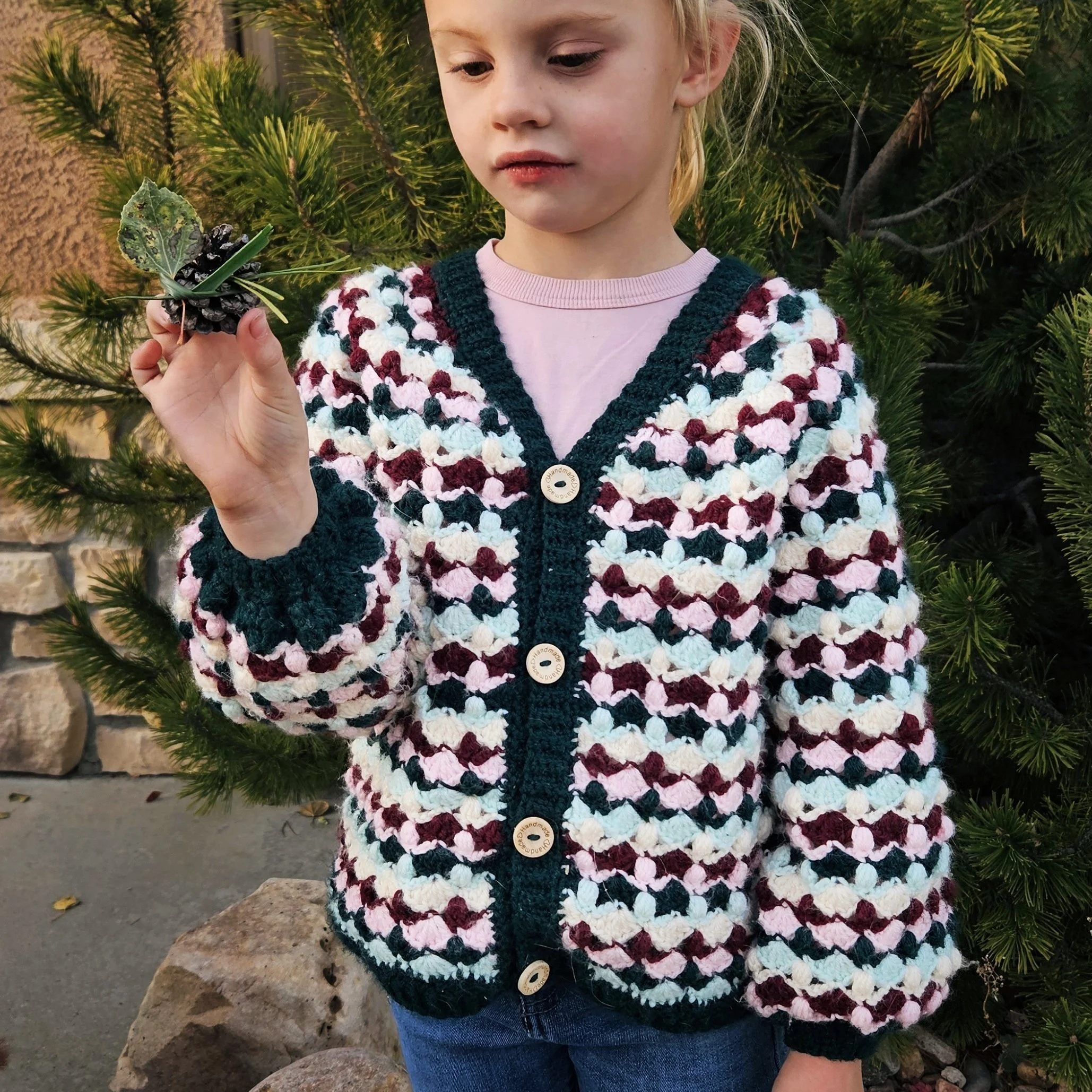 Saffron Cardigan Crochet Pattern (child sizes) — Stitch and Hound