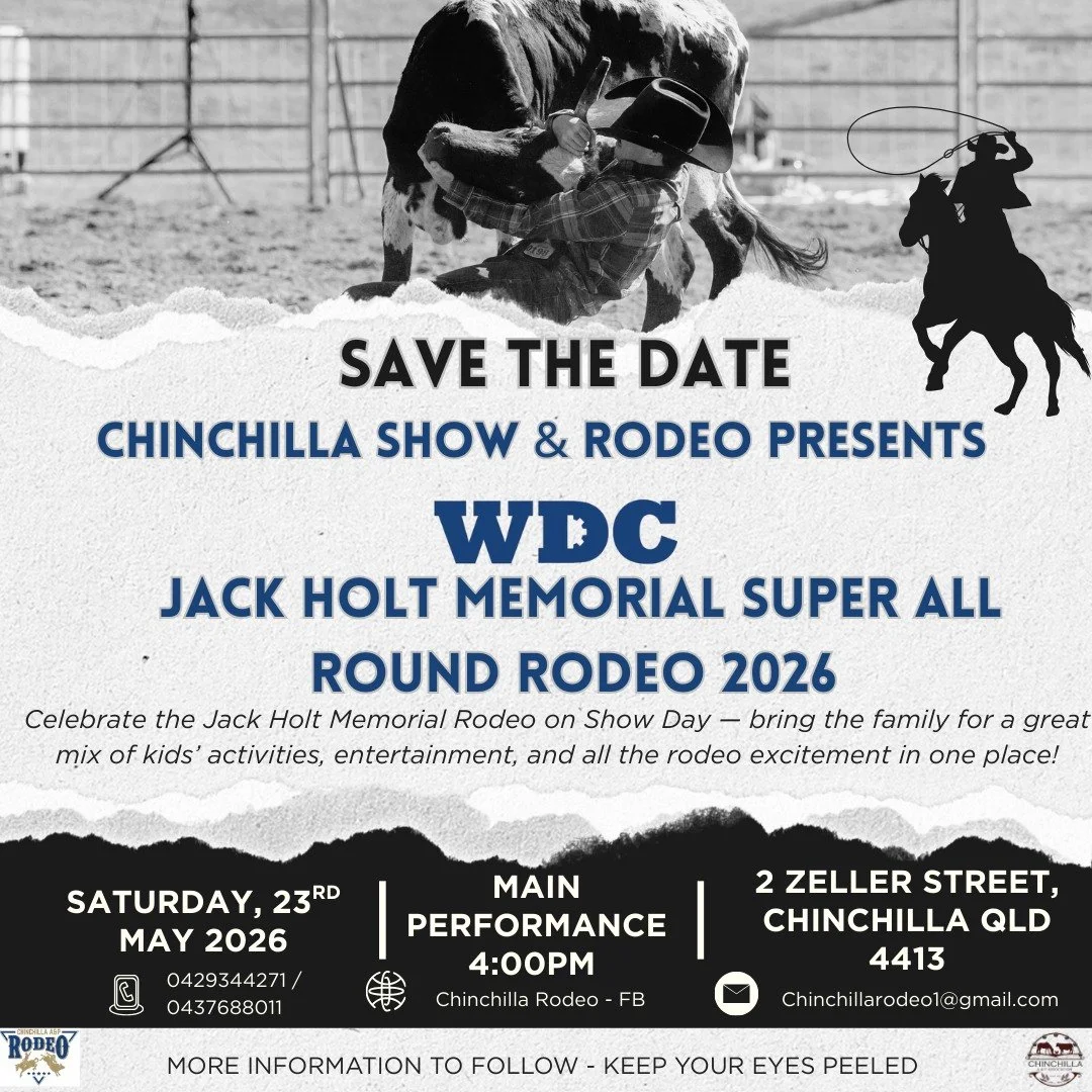 Upcoming events — Chinchilla A&P Association