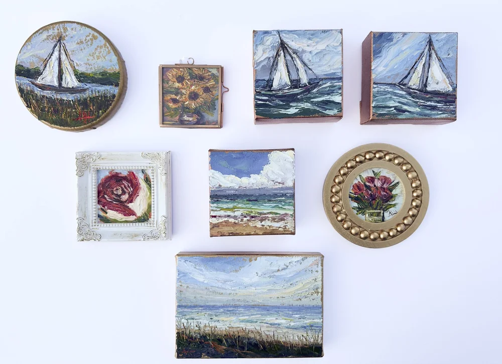 Whimsies - Original Miniature Impressionist Oil Paintings by Annie ...