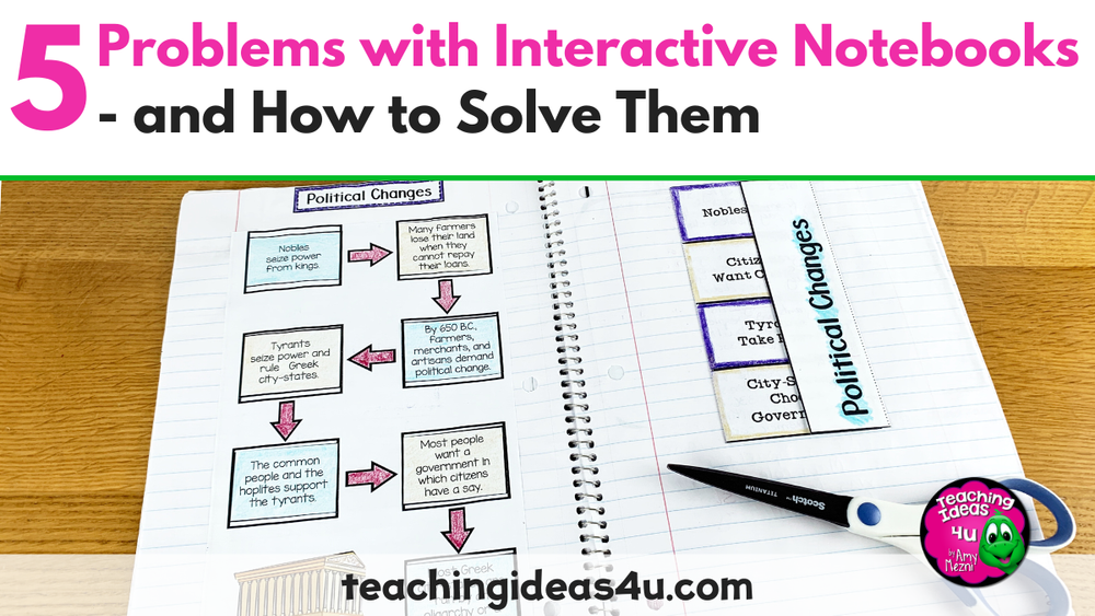 5 Problems with Interactive Notebooks & How to Solve Them — TeachingIdeas4U