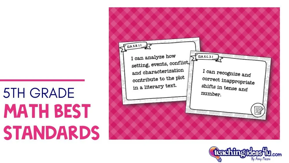 5th Grade Math BEST Standards — TeachingIdeas4U