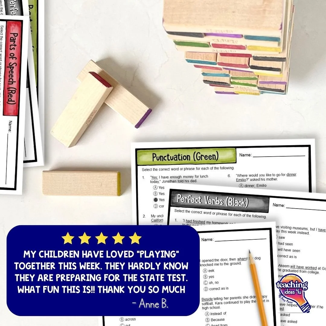 5 Effective ELA Test Prep Games that Make Review Fun — TeachingIdeas4U