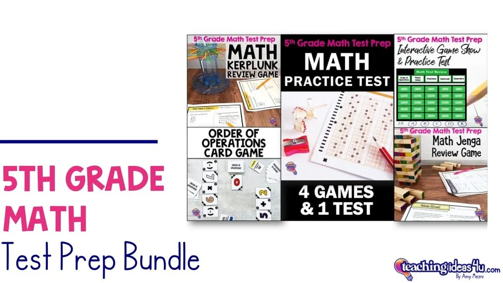 5th Grade Math Test Prep Bundle — TeachingIdeas4U