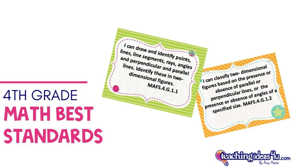 4th Grade Math BEST Standards — TeachingIdeas4U