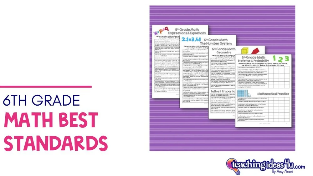 6th Grade Math BEST Standards — TeachingIdeas4U