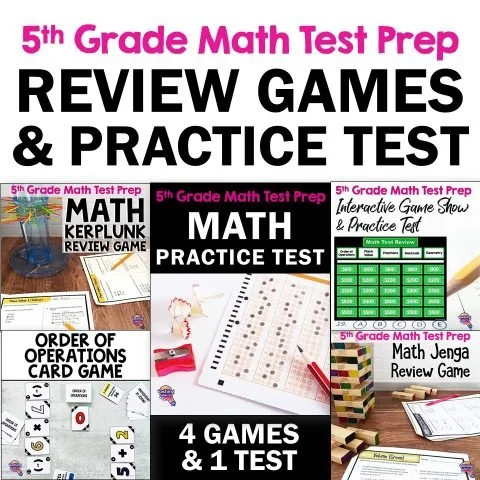 5th Grade Math Test Prep Bundle — TeachingIdeas4U