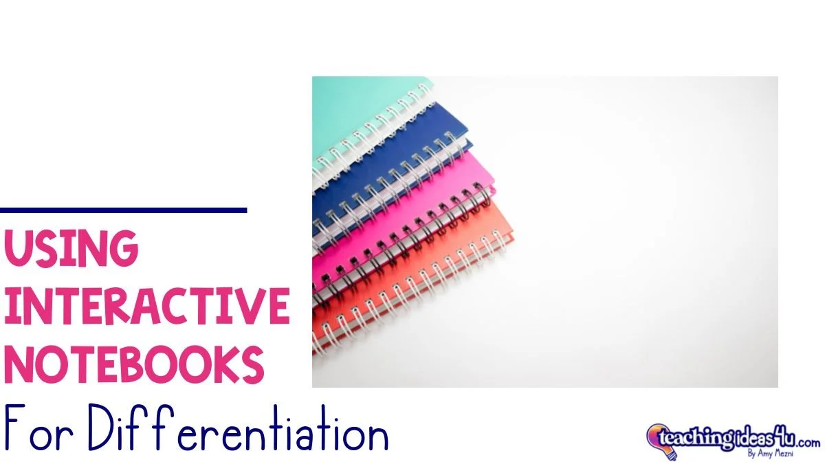 How to Use Interactive Notebooks for Differentiation — TeachingIdeas4U