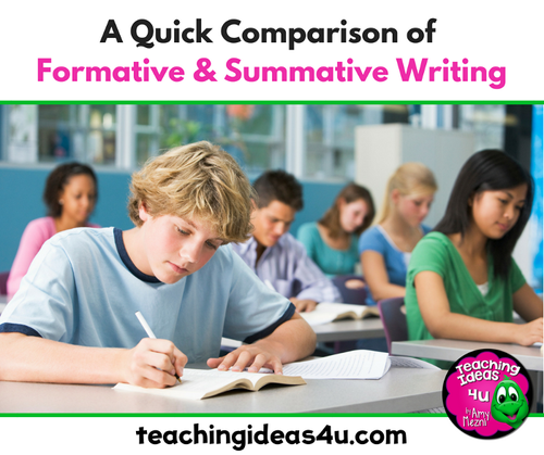 Formative vs Summative Writing — TeachingIdeas4U