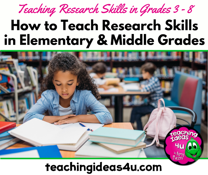 Teaching Research Skills in Upper Elementary & Middle School Grades ...