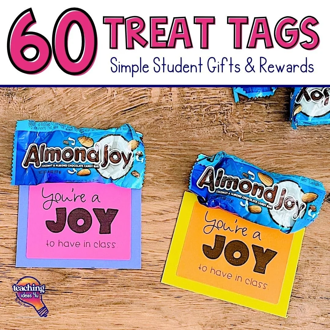 60 Treat Tags For Student Gifts & Rewards — TeachingIdeas4U