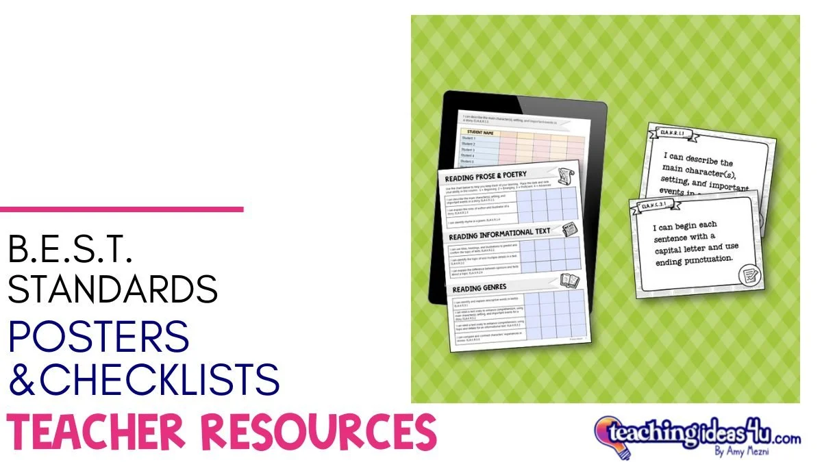 BEST Standards Posters & Checklists Teacher Resources — TeachingIdeas4U