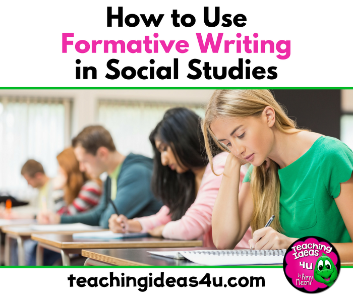 How to Use Formative Writing — TeachingIdeas4U