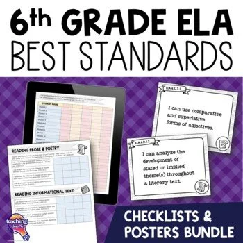 6th Grade ELA BEST Standards — TeachingIdeas4U