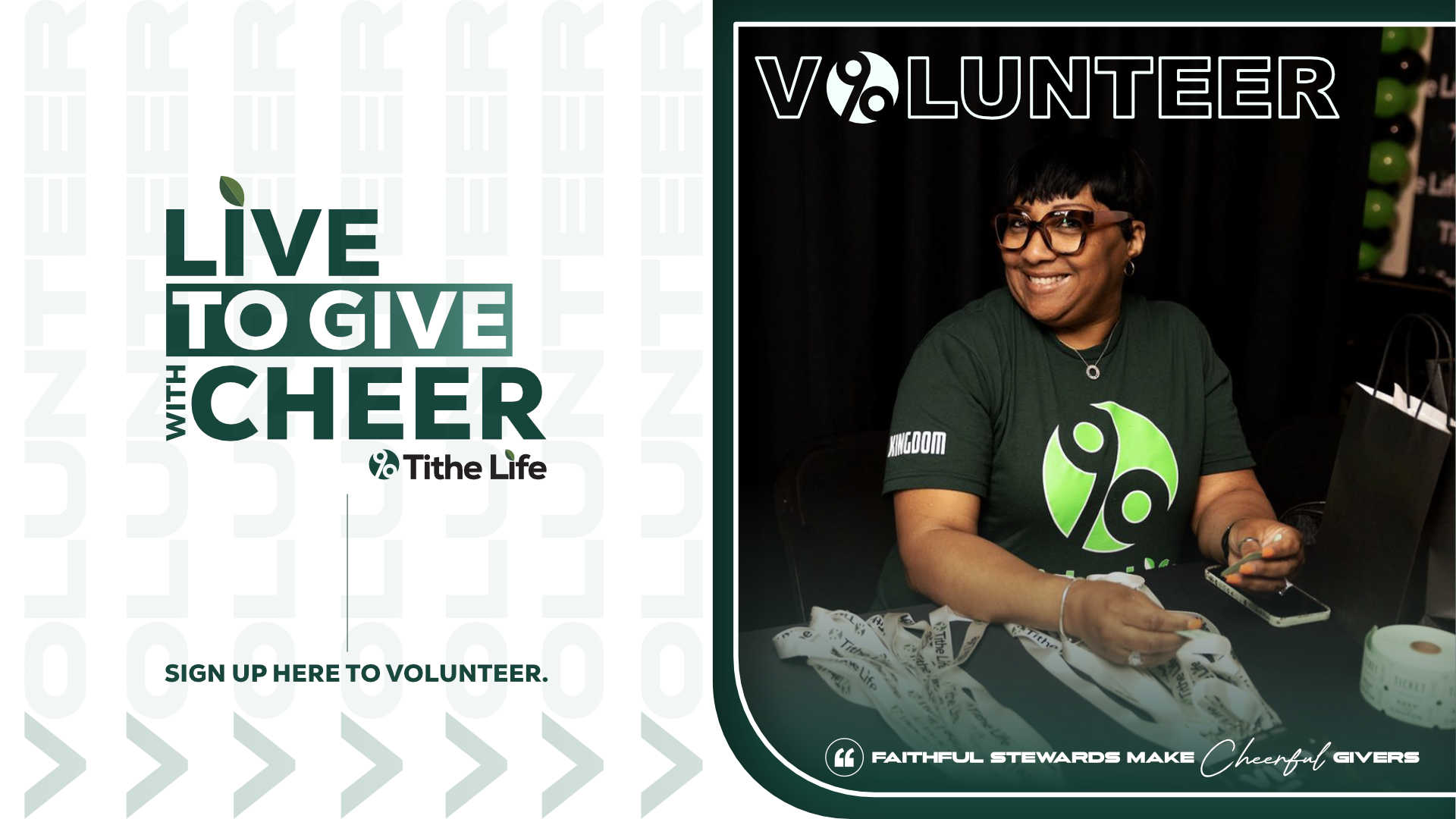 VOLUNTEER — tithelife