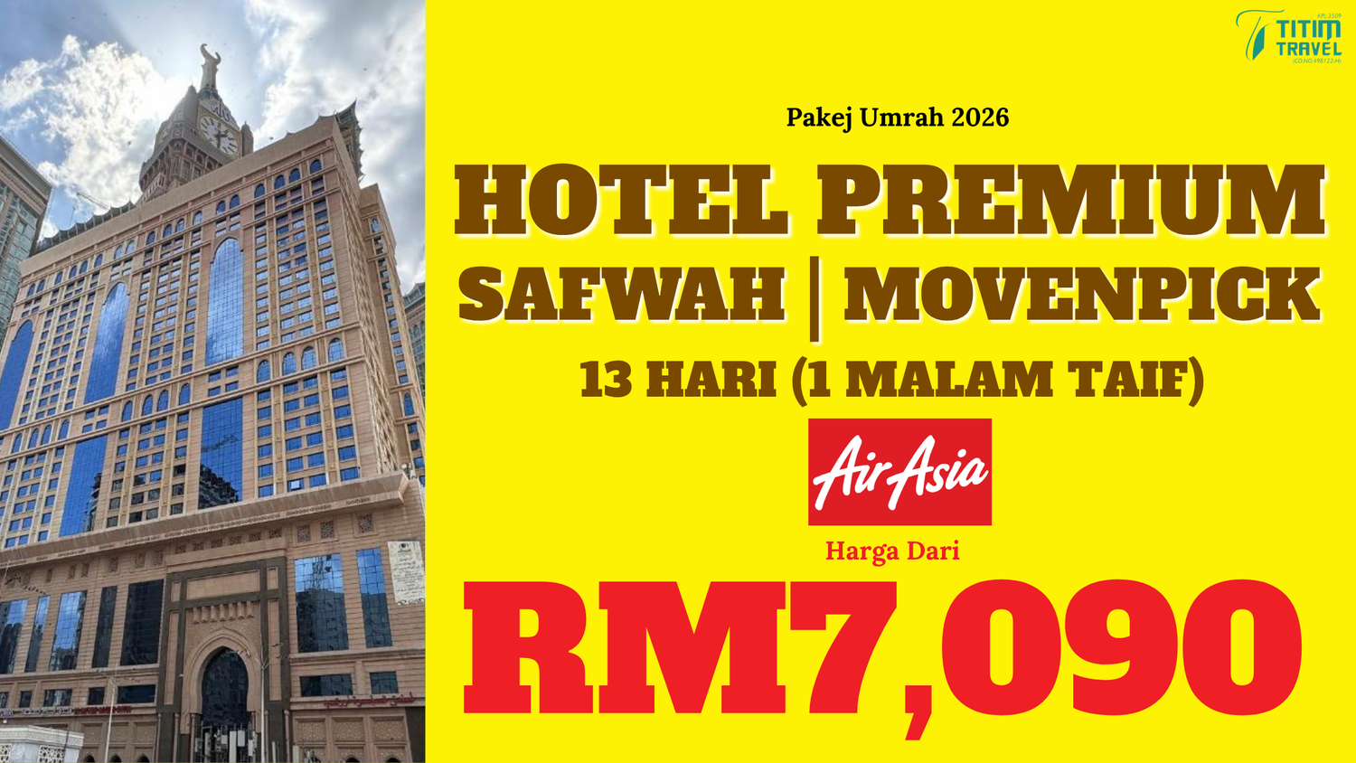 Pakej Umrah — TITIM TRAVEL