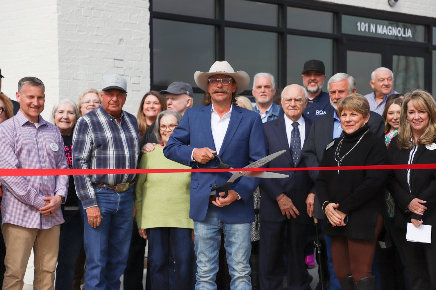 Fred's Texas Cafe - Crowley Ribbon Cutting