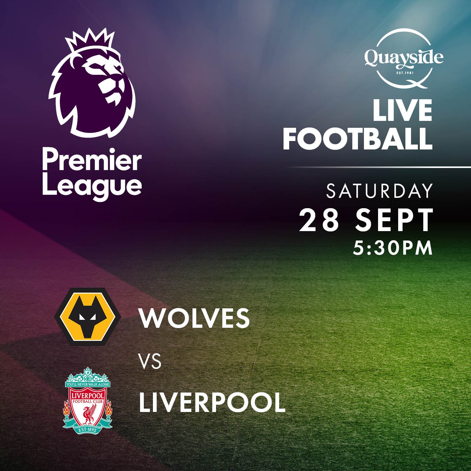 Wolves vs Liverpool - 28th September 2024 — Quayside