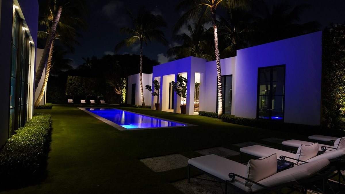Landscape Lighting | Palm Beach, FL — Luminism Design