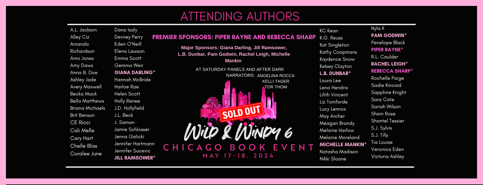 Wild & Windy Book Event