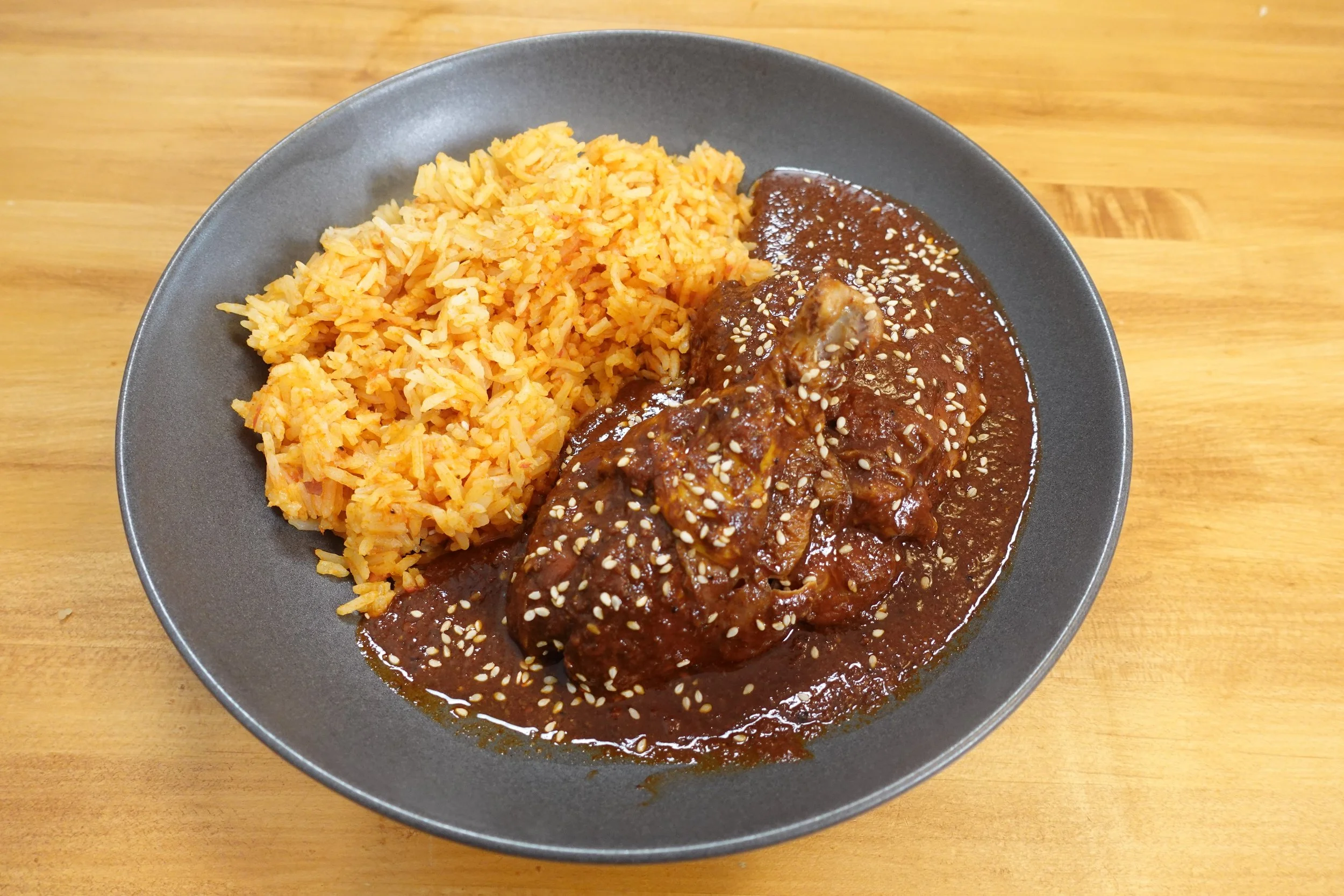 Mole con Arroz Rojo — recipes by cheffinwithzach