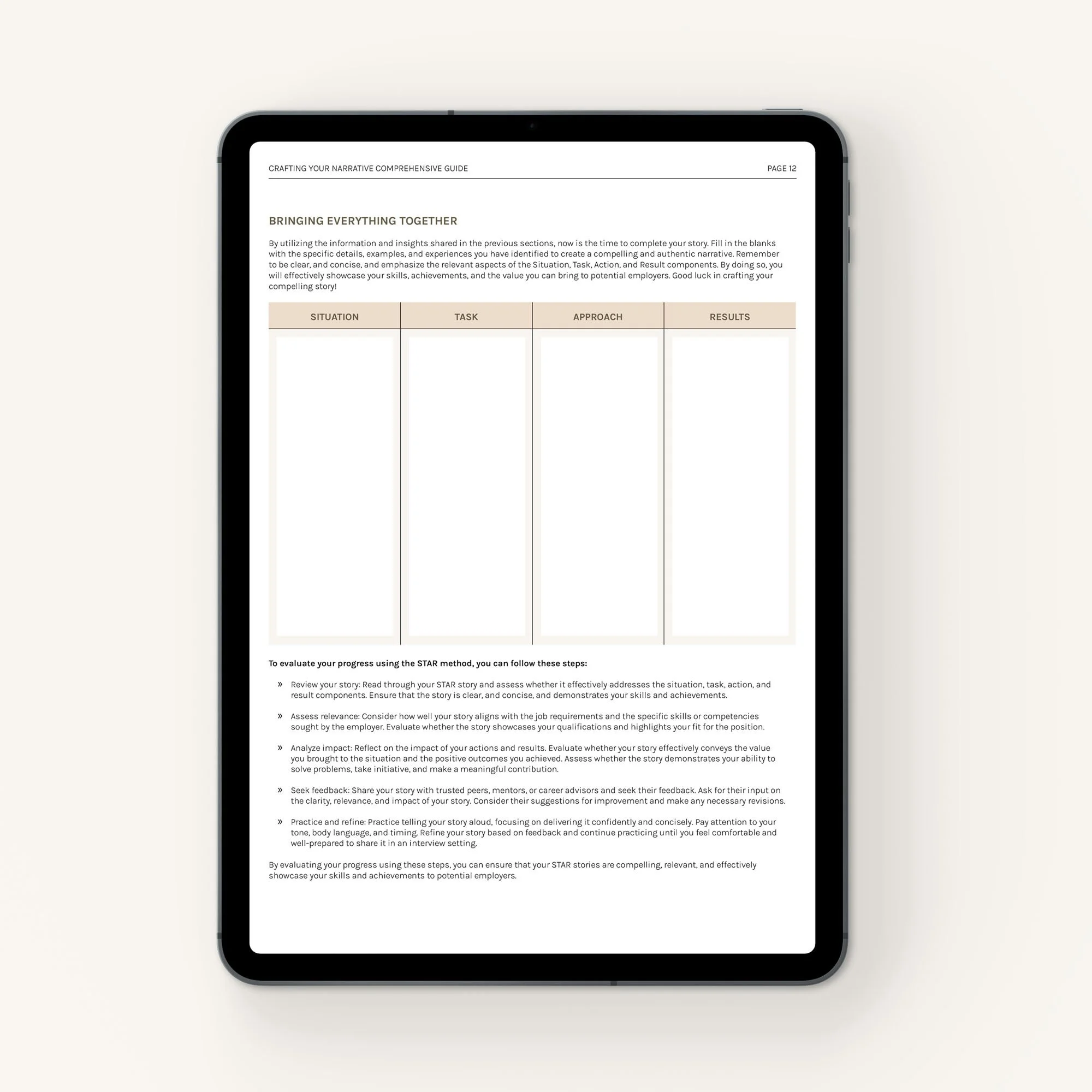 Crafting Your Narrative: A Comprehensive Guide to Mastering Job Interview Storytelling ...