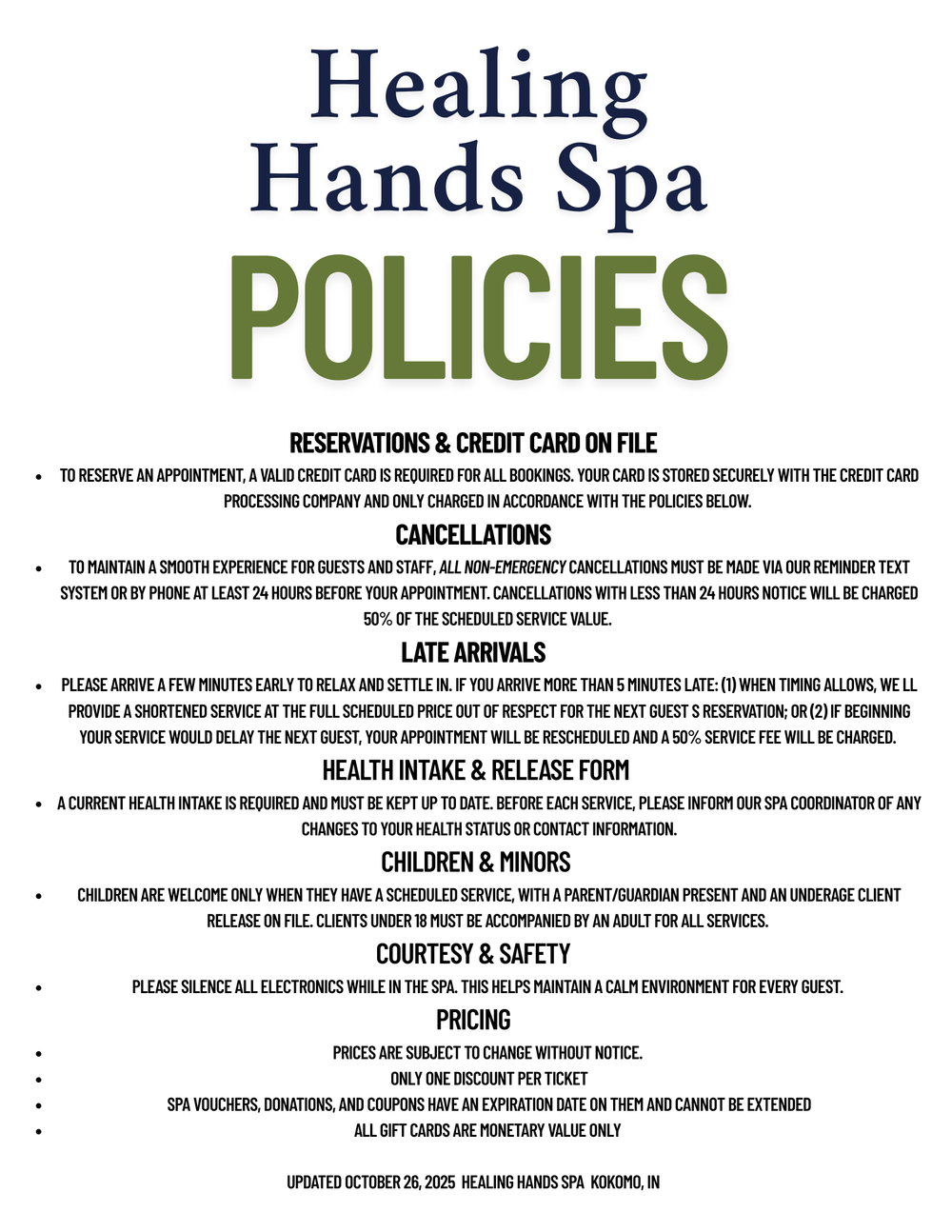 Healing Hands Spa