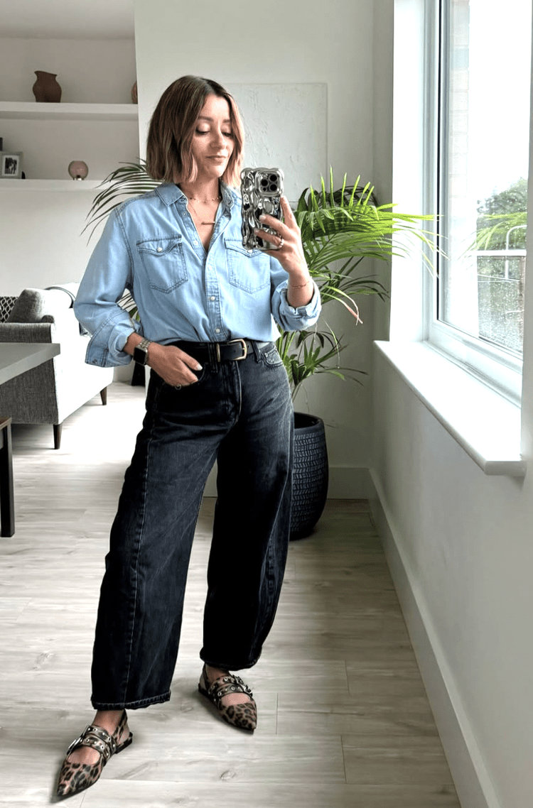 How to Style Barrel Jeans Without Looking Boxy (Outfit Formulas That ...