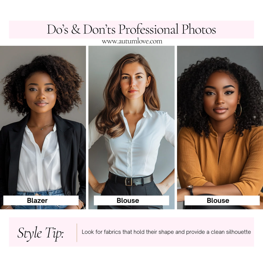 Do's and Don'ts of Dressing for Your Corporate Headshot — Autum Love