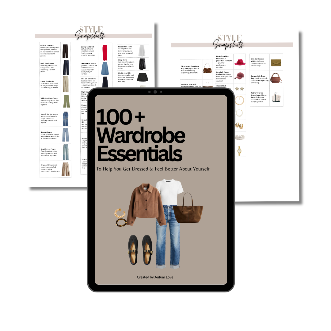 Capsule Wardrobe Checklist | 100+ Wardrobe Essentials for Women — Autum ...