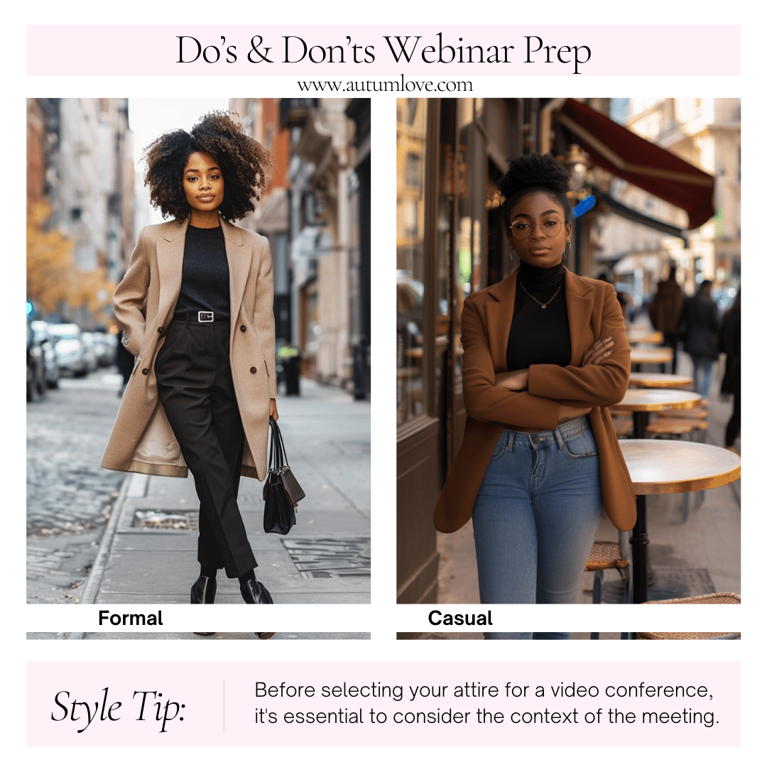 How to Prepare Your Outfit for Video Conferences or Webinars — Autum Love