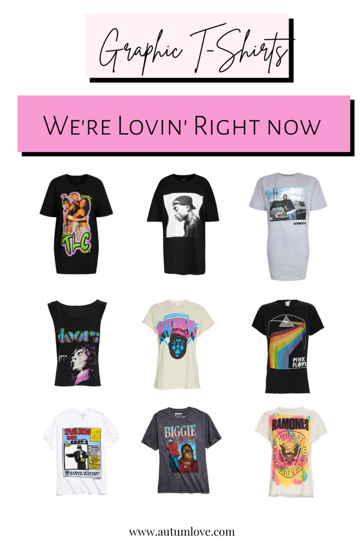 5 Ways To Wear A Graphic Tee — Autum Love