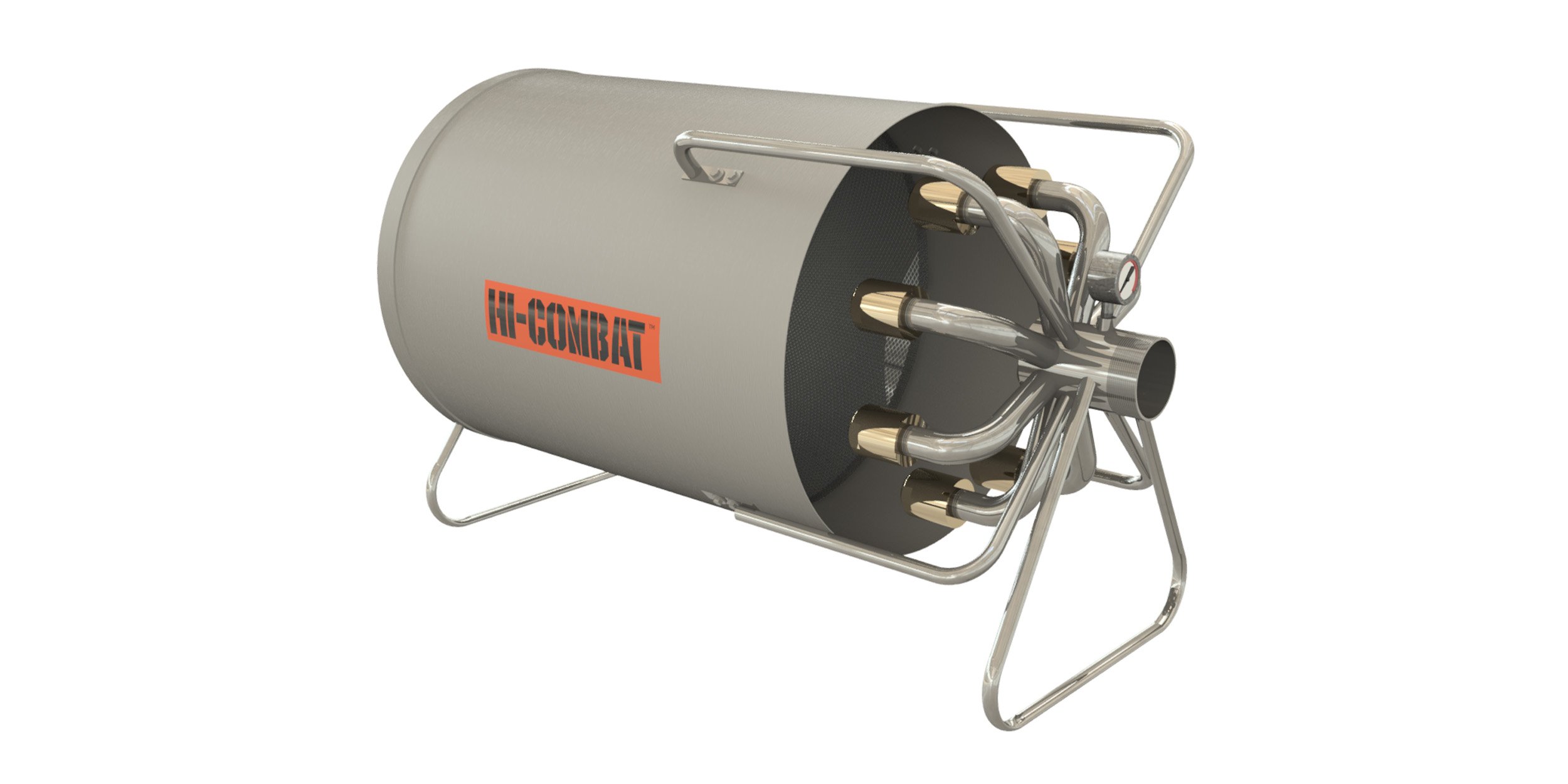 Semi-Fixed Bund Pourer — Angus Fire