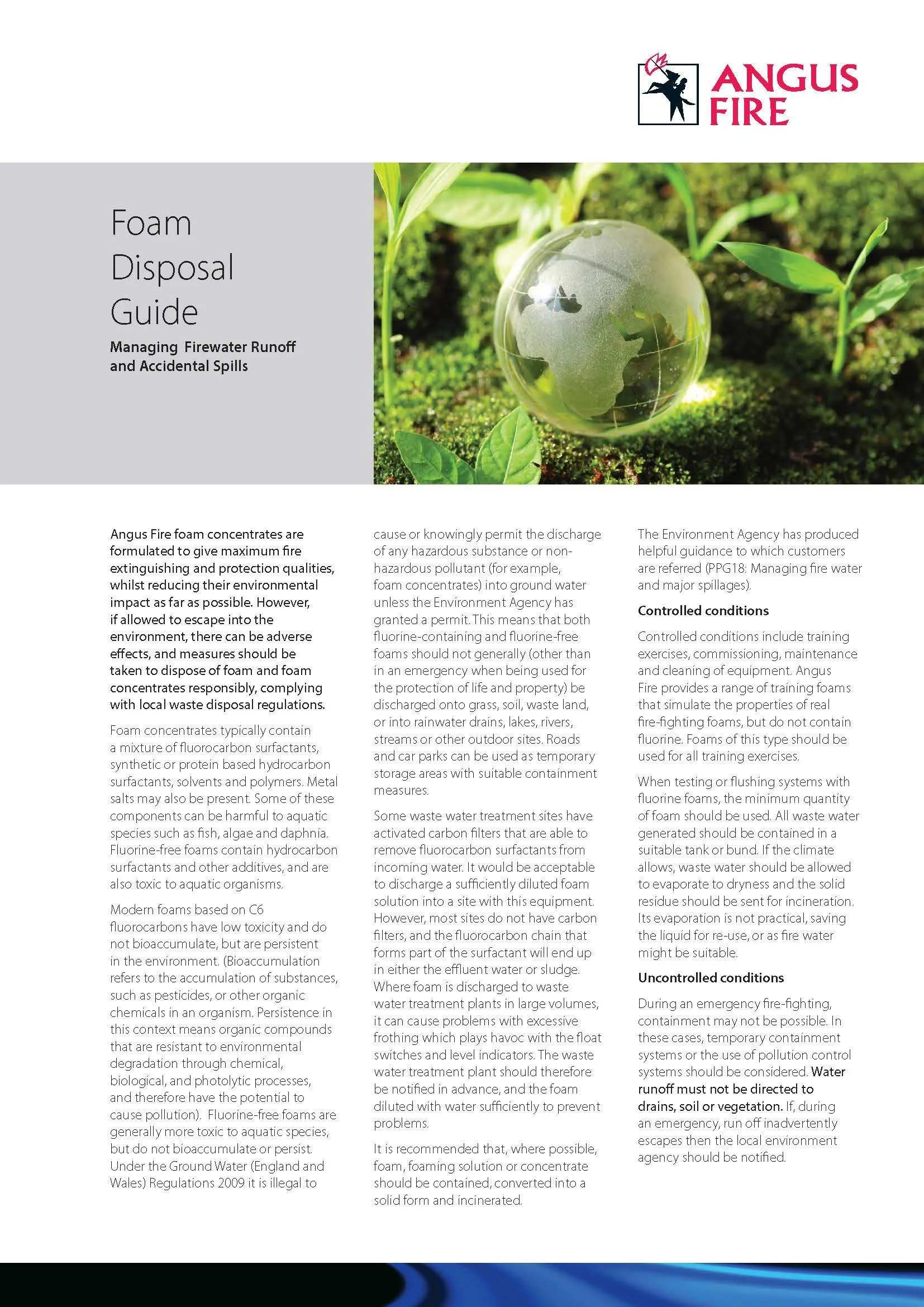 Foam Concentrates — Angus Fire