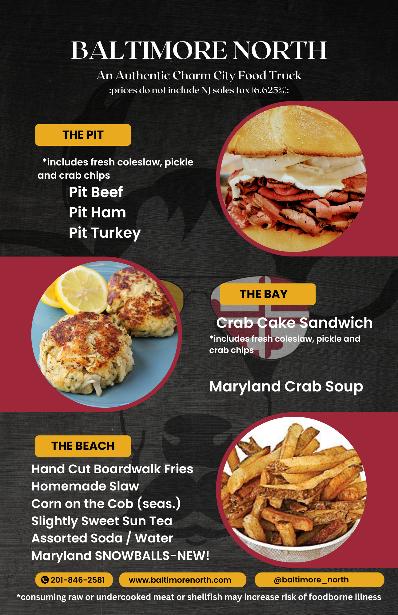 MENU — Baltimore North