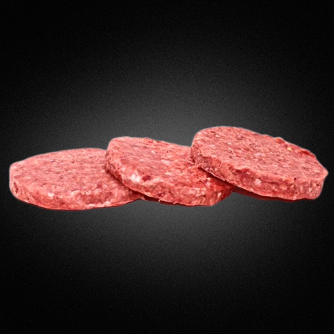 BEEF & CHICKEN-BLEND PUCKS — Jake and Blues Raw Dog Food