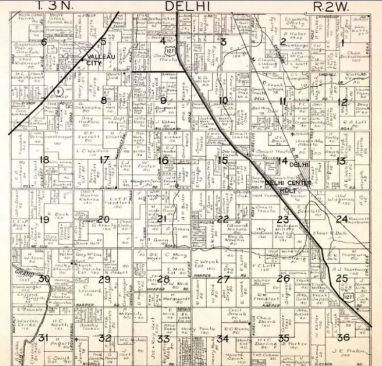Maps — Holt-Delhi Historical Society