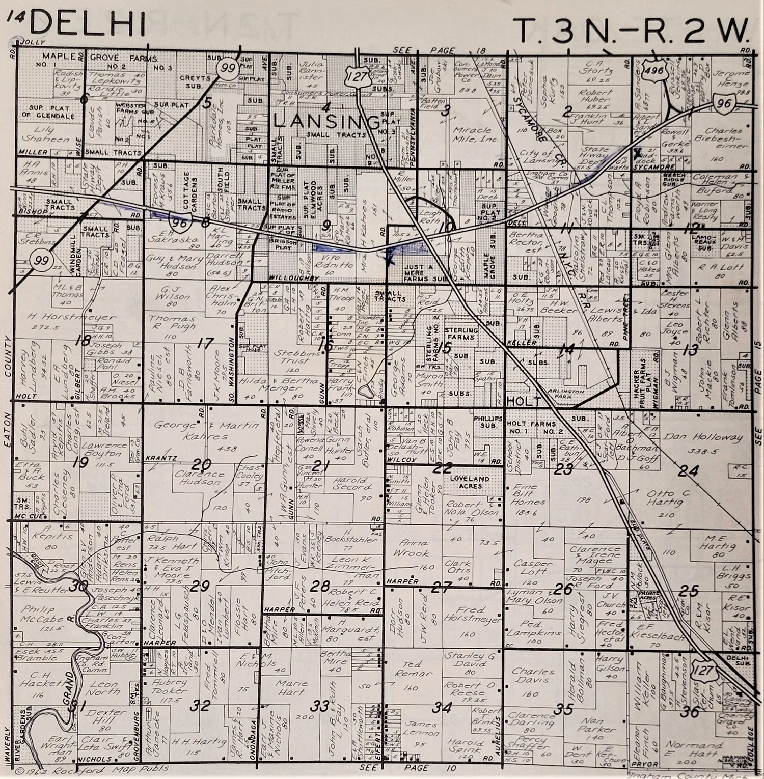 Maps — Holt-Delhi Historical Society