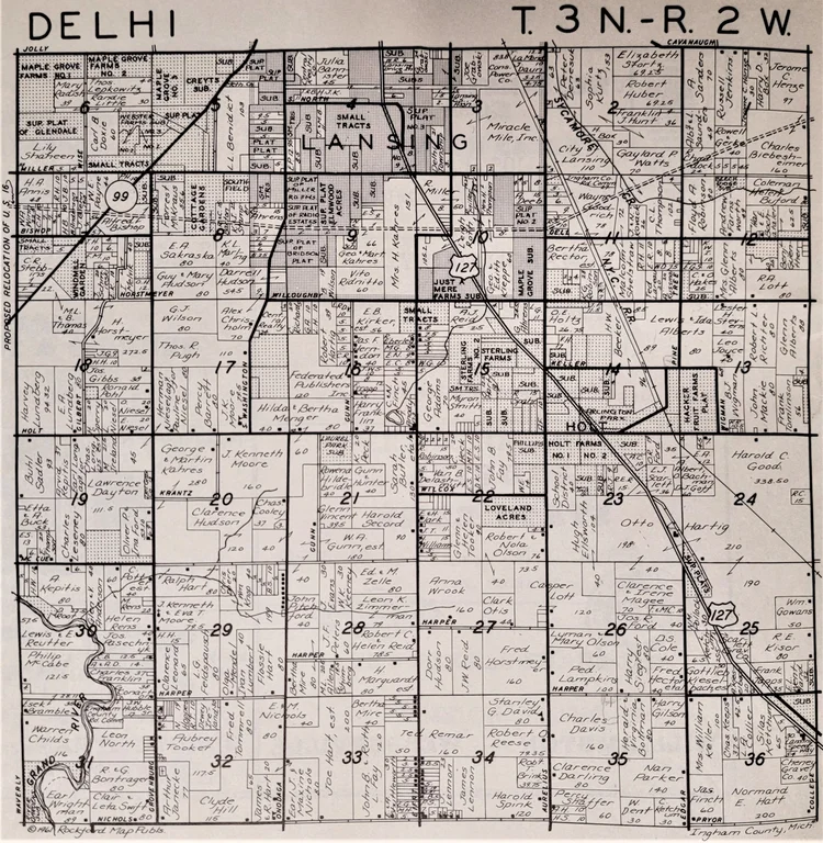 Maps — Holt-Delhi Historical Society