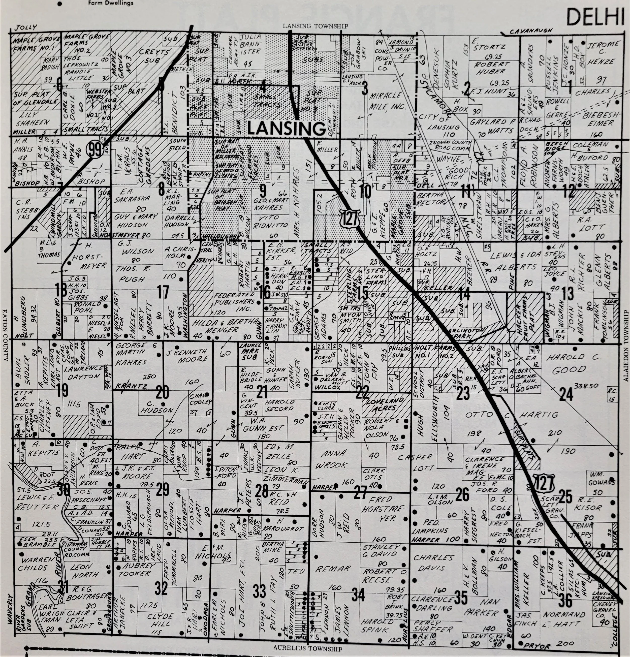 Maps — Holt-Delhi Historical Society
