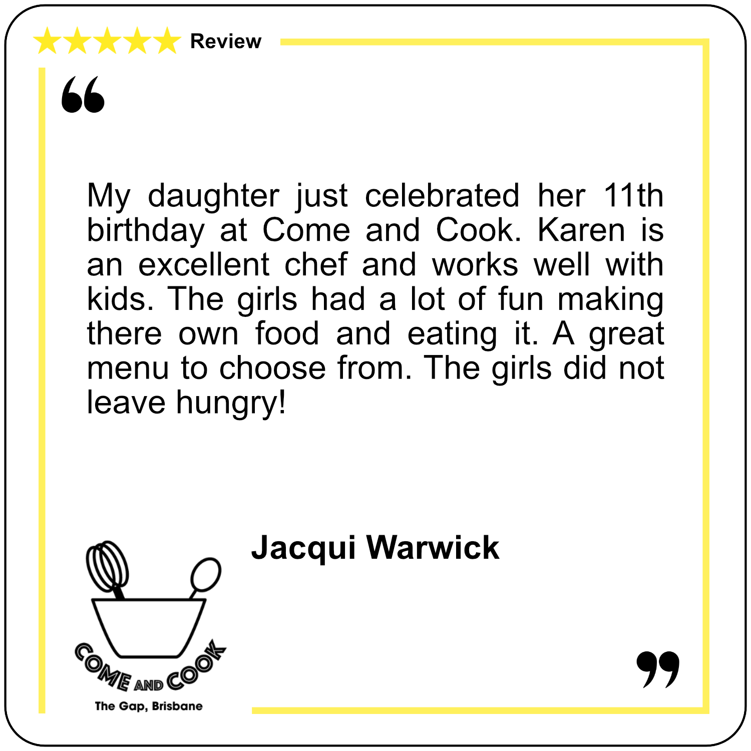 Come and Cook | Cook, Create, Inspire – Book in!