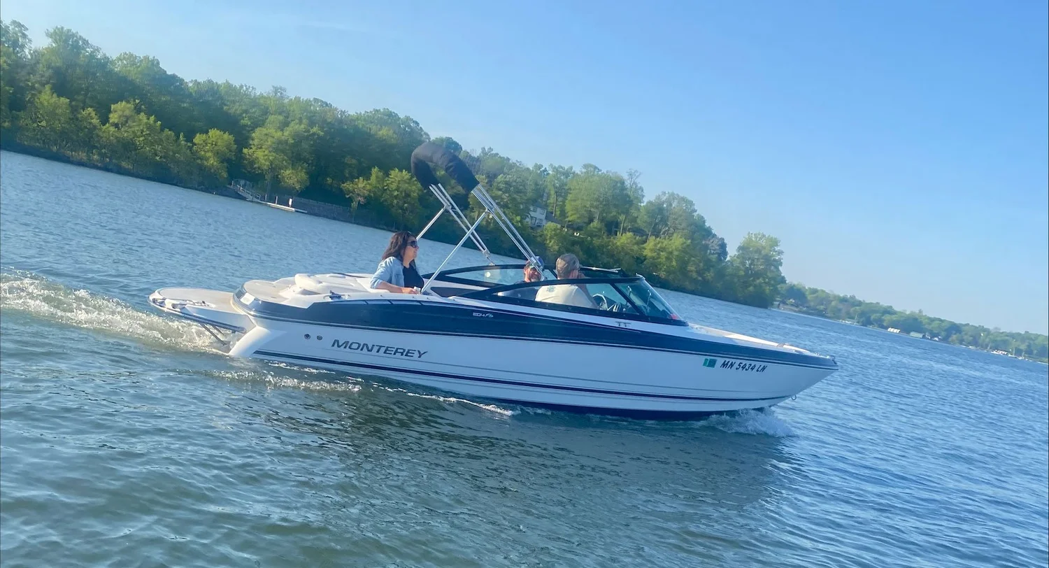 Rent a 21 foot Monterey FSX on Lake Minnetonka — Tonka Boat Rentals