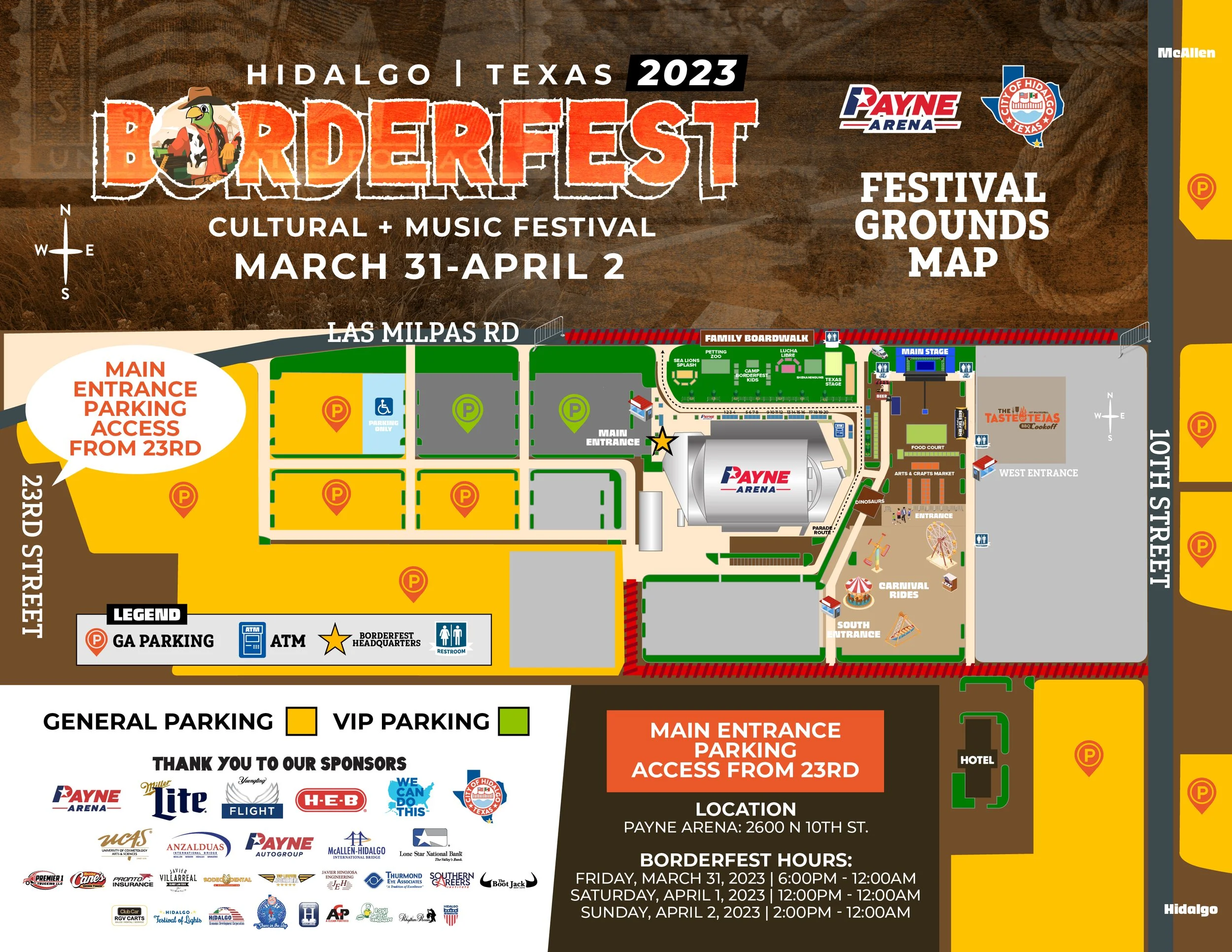 Hidalgo Borderfest 2023 - March 31-April 1