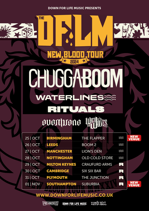 Down For Life Music Announce 2024 New Blood Tour — Click Roll Boom