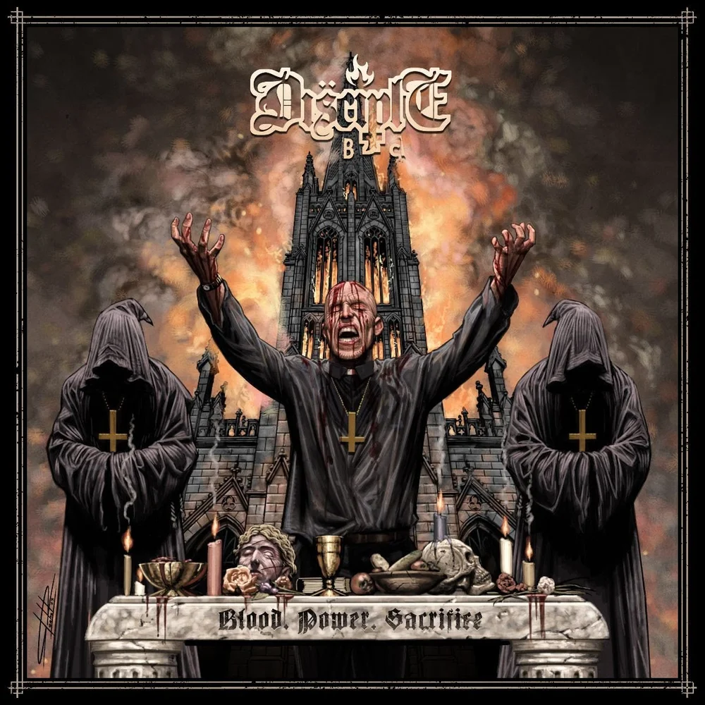 DISCIPLE B.C Announce Debut Album Blood. Power. Sacrifice. Released 7th ...