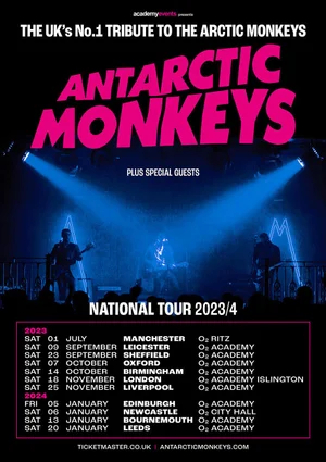 Antarctic Monkeys the UK’s No.1 Tribute to the Arctic Monkeys Heading ...