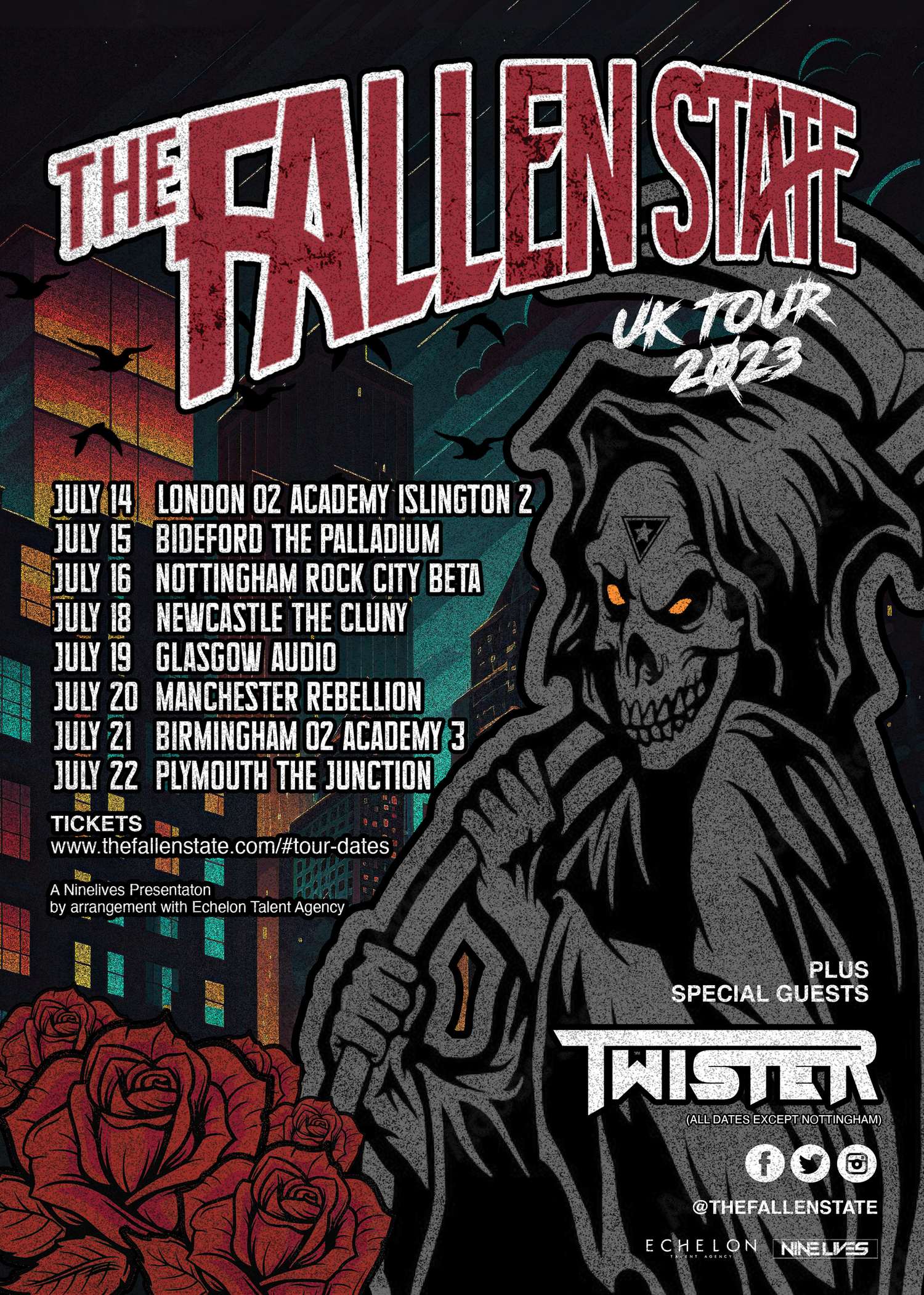 The Fallen State announce support for summer tour — Click Roll Boom
