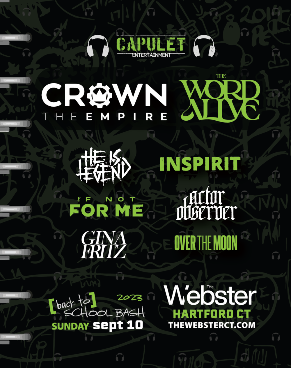 Capulet Ent Presents: CROWN THE EMPIRE, HE IS LEGEND, INSPIRIT, IF NOT ...